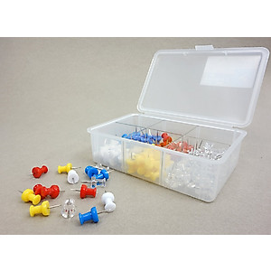 Kokuyokahi-S20 plastic thumbtack Dharma 5 color set (japan import)