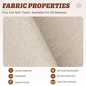 Focuprodu Bench Cushions. Non-Slip Pile Bench Cushion for Indoor and Outdoor in Multiple Scenarios.45x18 Inch Bench Cushion Ideal Cushion for Benches, Sofas and Raised Windows. (45x18x4, Beige)