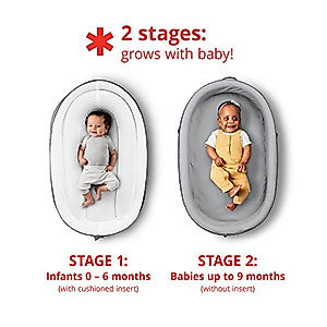 Skip Hop Baby Nest, Playful Retreat, Grey Melange