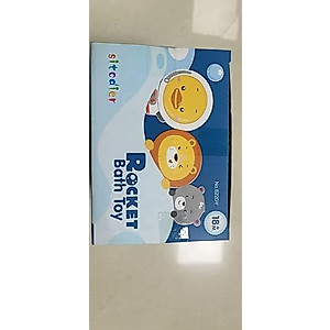 Sitodier Bath Toys | Bath Toys for Toddlers 1-3 Years Old | Space Spray Water with Rotatable Fountain Shower Bathtub Toys | Baby Shower Bath Toys for Toddlers Boys Girls 1 2 3 4 Years