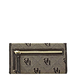 Dooney & Bourke Womens Continental Clutch Wallet (Black)