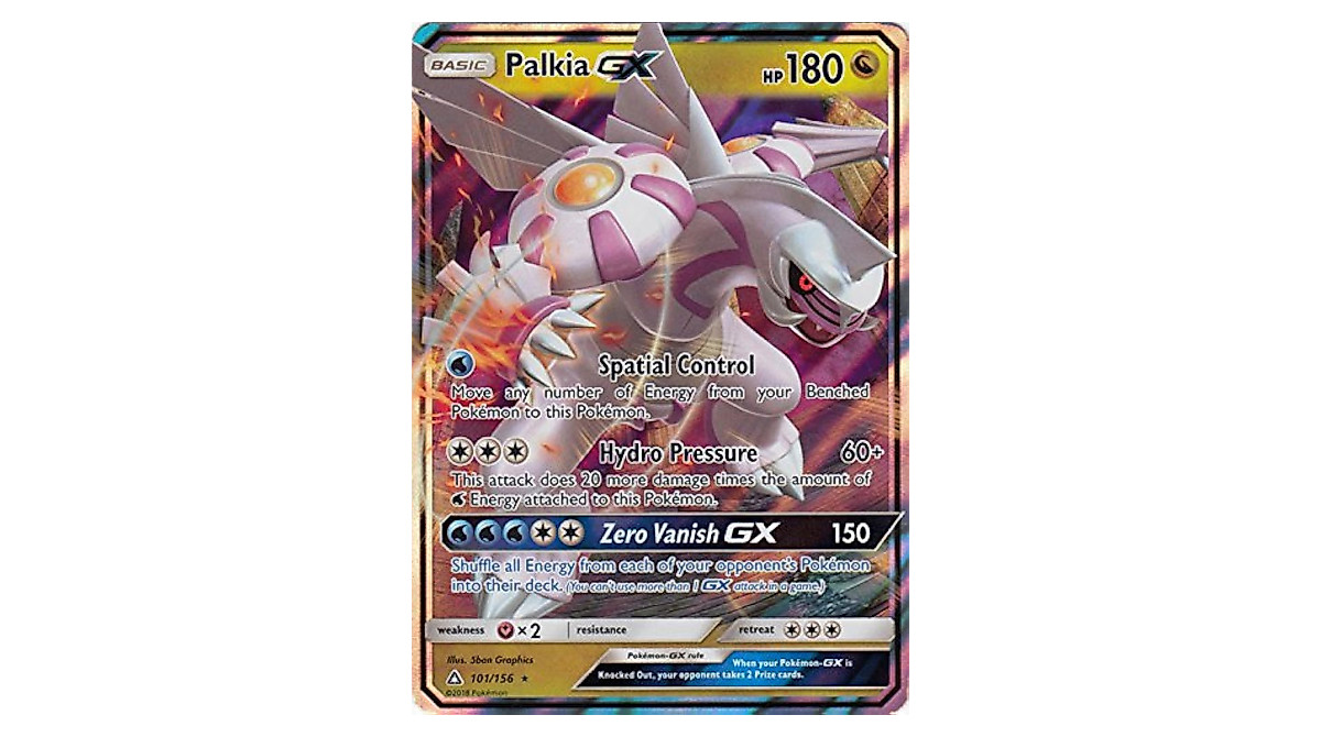 Palkia GX Ultra Rare Card - Collectible Pokémon Item