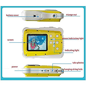 LKYBOA Children's Camera - Can Take Pictures Mini Travel Waterproof Kids Gifts(107cm) (Color : A)