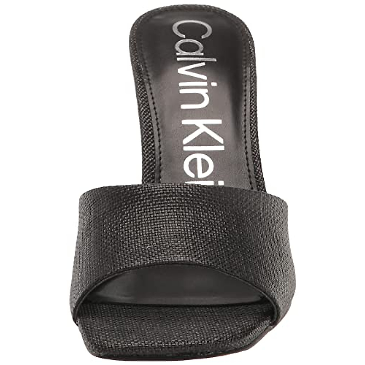 Calvin Klein Women's Bradon Heeled Sandal, Black 001, 9