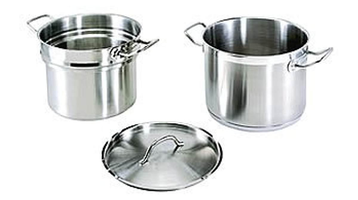 12 Qt Stainless Steel Double Boiler - Premium Quality Cookware