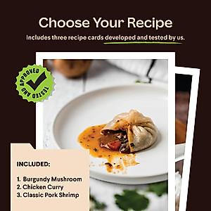 Original Chinese Soup Dumpling Steamer Kit | Bamboo Steamer Basket Set | Unique Gifts for Cooks, Chef Gifts for Friends | Cooking Gifts for Sister or Brother | Unique Christmas Gifts for Women & Men