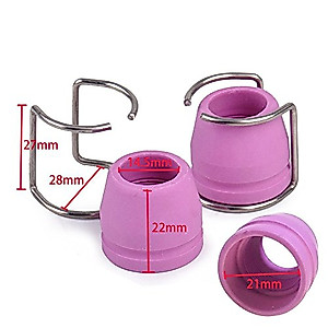 Marketty SG-55 AG-60 WSD-60 Plasma Cutter Torch Consumables Kit Nozzles Consumables Kit Tips 40/50 / 60 Amp,Electrode Nozzles for AG-60/SG55/WSD60,30 PCS