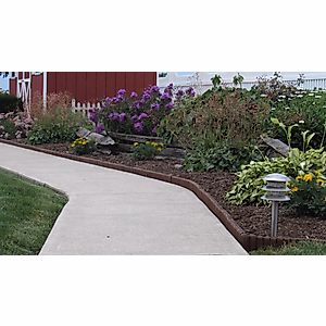 Flexible Brown Natural Lawn & Landscape Border Edging (8-Pack)