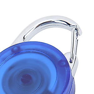 SALUTUY Retractable Steel Wire Retractor, Fly Fishing Double Retractor 48cm Fly Fishing Tools Portable Independent Fixation for Camping for Fishing