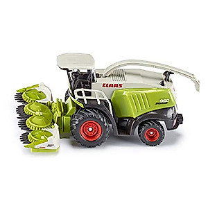 SIKU 1993, Claas Forage Harvester, 1:50, Metal/Plastic, Green, Folding and Removable Harvester
