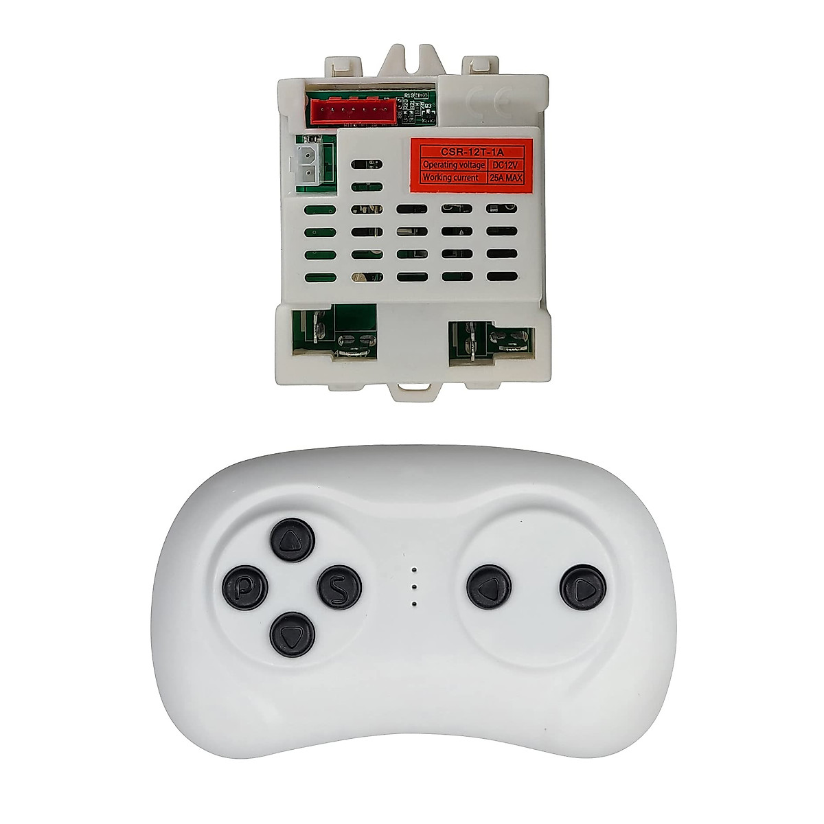 2.4G Bluetooth CST-1A FCC Remote Control and CSR-12T-1A Receiver Control Box Mother Board for Kids Powered Wheels Children Electric Ride On Car Replacement Parts