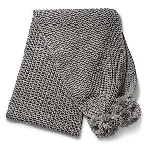 KARL LAGERFELD PARIS womens Accessories Scarf,HEATHERED GRANITE,ONE SIZE