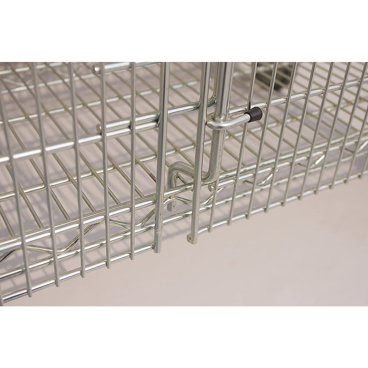 HIGOOD Wire Security Cart with Adjustable Shelves, Heavy Duty Rolling carts,1,000 lb Load Capacity, 52 inx27 inx69 in