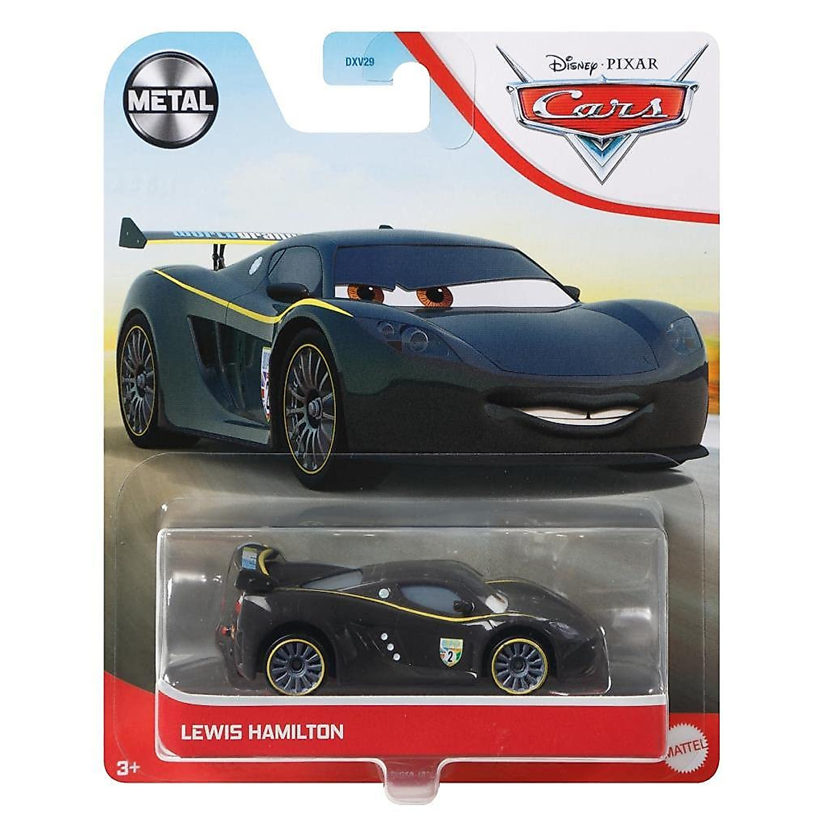 Disney Car Toys Lewis Hamilton, Miniature, Collectible Racecar Automobile Toys Based on Cars Movies, for Kids Age 3 and Older