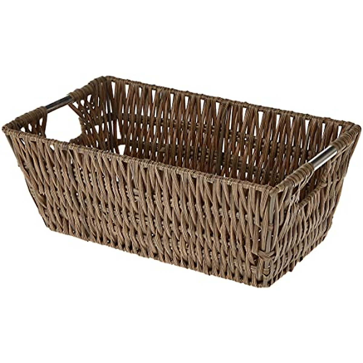 Whitmor Distressed Rattique Small Shelf Tote