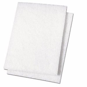 Hemway 2 x White Paint Buffing Pads - for use Glitter Paint Additives - Unleashes Thousands More Glitter Crystals