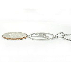 Ann Claridge Sigil of Archangel Michael Necklace, 20" Stainless Snake Chain with Powerful Saint Michael Sigil Charm Pendant