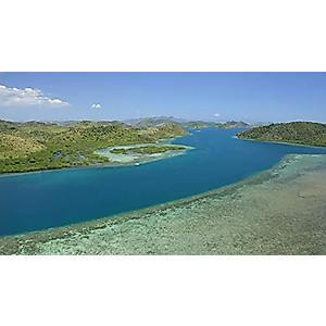 Ocean and Underwater DVD - Under And Above The Pacific Ocean - Fly Over Tropical Paradise - Row over Coral Reefs and Dive With The Turtles