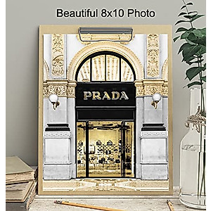 Photo of Prada Store - Glam Living Room Decor - Luxury Wall Decor - Designer Wall Decor - Fashion Wall Art - Glamour Wall Art - High Fashion - Fashion Design - Bling Wall Decor - Luxury Gift