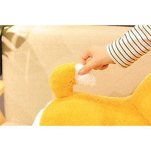 123Arts Cartoon Corgi Dog Soft Plush Throw Pillow Animal Pillow Plush Toy