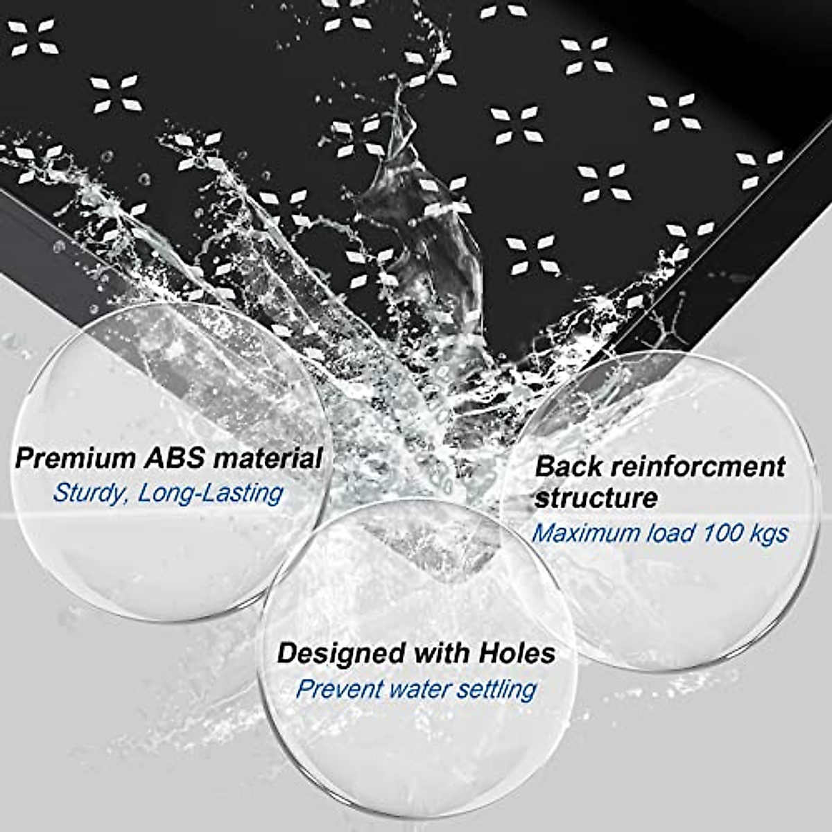 FENENIK 2-Tiers Under Sink Organizer, Sliding Under Bathroom Cabinet Storage Drawer Organizer, Multi-purpose Kitchen Sink Shelf Organizer with 8 Hooks and 2 Hanging Cup, 2 Pack