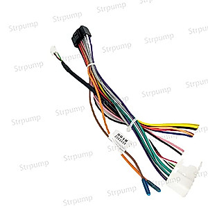 Strpump 16pin Car Radio Stereo Power Retrofit Harness Cable Wire for Hyundai Elantra IX35 IX45 Tucson 2016~20 Kia K3/K5 KX5 KX7 with Radio Antenna Adapter