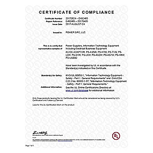 PowerSource 45W 33W UL Listed 7Ft Long Wall Plug AC-Adapter-Charger for Asus X555 X555L X551 X551M X555Y W15-045N2A X551MA X551MAV X551C X505 X505B X751 X751M X751N X756 X756U Laptop Power-Supply