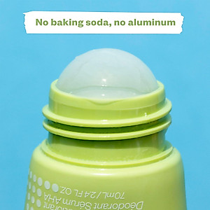 Kosas Chemistry Deodorant - Aluminium and Baking Soda Free + BO-Fighting AHA Serum that Exfoliates, Softens, and Nourishes the Skin, (Serene Clean)