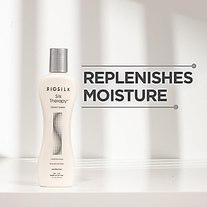Biosilk Silk Therapy Conditioner, Moisturizes & Conditions Hair For Incredible Shine, Sulfate, Paraben, & Cruelty-Free, 7 Oz