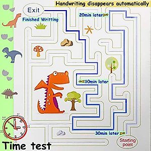 Magic Reusable Practice Copybook for Kids - Reusable Writing Practice Book for Improving Imagination and Logical Thinking Ability-4 PCS