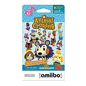 Nintendo Animal Crossing Cards Series 3 (Pack of 6 Cards) and Mario Sports Superstars amiibo (Pack of 5 Cards) -Bundle - Nintendo Switch ,3DS and Wii U