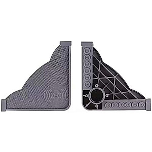 Universal Movable Adjustable Mobile Base for freezer washer dryer pedestal stand, with 8 Locking Swivel Wheels Anti vibration Mute Cart outdoor Roller Dolly Trolley for Washing Machine Stand Base