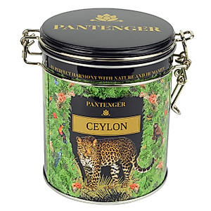 Pantenger Ceylon Tea Loose Leaf. 3.5 Ounce (50 Servings). USDA Organic Black Tea Leaves from Dimbula, Sri Lanka. High Grown Ceylon Tea. Packed in USA.
