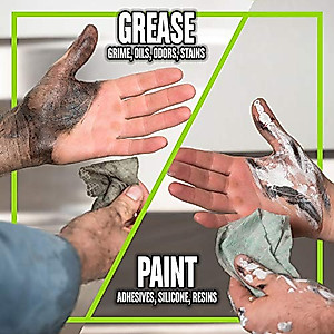 Grip Clean | Heavy Duty Hand Wipes & Cleaning Wipes for Hands, Tool, & Surfaces. Waterless Hand Cleaner For Auto Mechanics & Tool Cleaner Wipes- Citrus Scented Cleansing Wipes Remove Grease, Oil, Paint, Inks & more (72ct)