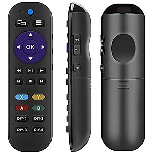 Universal Remote for Xbox One, Xbox One S and Xbox One X, Remote Control Has 7 Learning Programmable Buttons to Control All TVs, Soundbar, DVD & Receiver