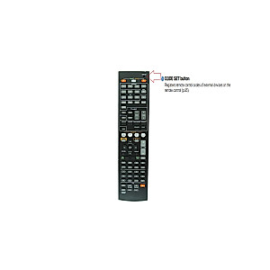 HCDZ Replacement Remote Control for Yamaha RAV505 RX-A730 RX-A830 RAV451 WW512300 RX-V1071 7.2-Channel Network Aventage Audio Video AV Receiver