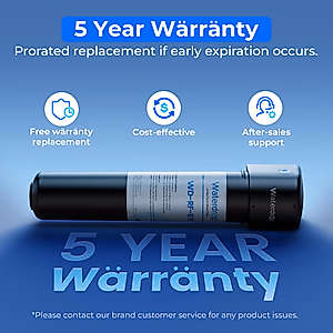 Waterdrop UA-5Y 5 Years Under Sink Water Filter System, Ultra Long Life, Reduces Lead, Chlorine, Bad Taste & Odor, Under Counter Water Filter Direct Connect to Kitchen Faucet