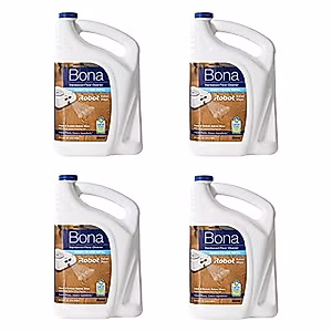 iRobot Authentic Replacement Parts – Roomba Combo and Braava Jet Cleaning Solution, Designed for hardwood and safe for hard-surface floors – Bona Hardwood Floor Cleaner 4pk