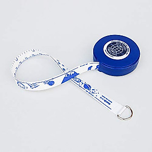 Suck UK World History Measuring Tape | Soft Tape Measure with Historical Facts | Double Sided & Auto Locking