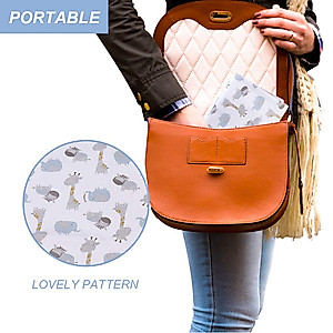 Baby Diaper Changing Pad Liners(22X27.5 inches) Soft Cotton Waterproof Changing Pad for Baby Underpads Mattress Pad Sheet Protector Portable Reusable Urine Pads for Travel Gear Pack of 3