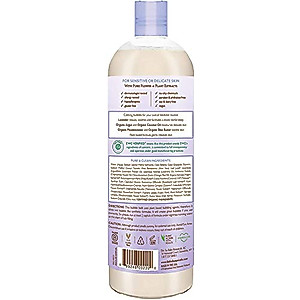 Babo Botanicals Calming Plant-Based 3-in-1 Bubble Bath, Shampoo & Wash - With Lavender & Organic Meadowsweet - For Babies, Kids & Adults With Sensitive Skin - EWG Verified - 15 Fl. Oz.
