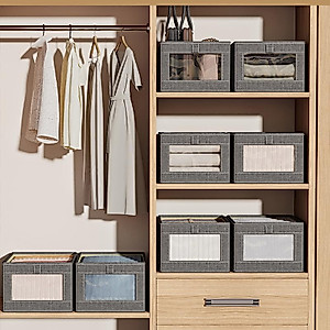 Visible Closets Clothes Organizer Jeans Storage Box Cabinet Drawer Bedroom Wardrobe Underwear Socks Storage Organizer