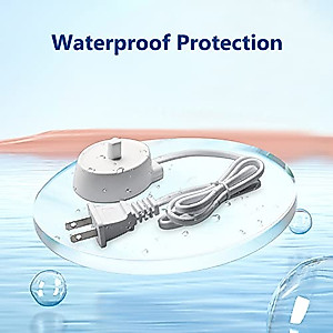 Replacement Charger Base for Braun Oral-B Electric Toothbrush Model 3757, Travel Power Charger Cord Supply for Portable Oral-B Waterproof IPX7 Environmental ABS
