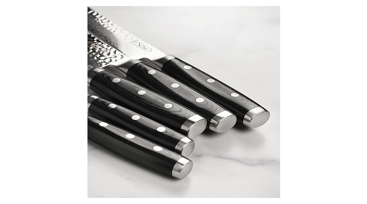 Enso Knife Set - Premium Japanese VG10 Steel - 7 Piece
