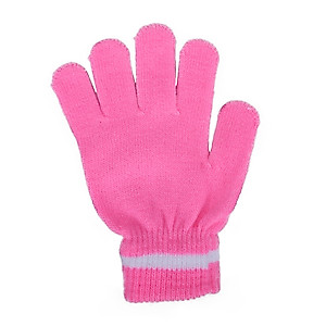 Kids Girls Winter Unicorn Beanie Hat Gloves Set, Boys Girls Warm Fleece Lined Hat Toddler Cute Cat Hat with Earflap for 2-7T