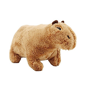 Tiny Heart Capybara Stuffed Animal, Realistic Capybara Plush Cute 7 inch Simulation Stuffed Capybara Plush Toy Gifts Kids Birthday Christmas