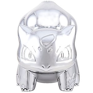 Pokemon 25th Celebration 3-inch Silver Bulbasaur Figure - Pokemon Fan Must Have Toy - Officially Licensed 25th Anniversary Product from Jazwares