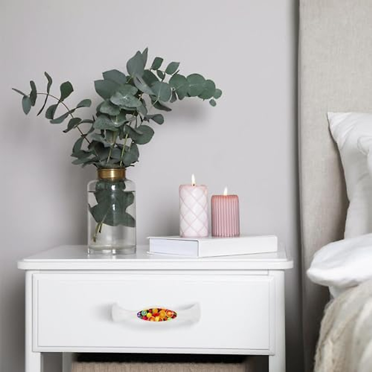 Pull Handle Fence Handle Long Cabinet Handles for Interior, Closet, Drawer, Outdoor, Garage, Lovely Fruit