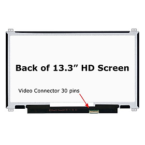 SCREENARAMA New Screen Replacement for Dell Latitude 13 3300 3310 P95G (30pin Non-Touch HD 1366x768) LCD LED Display with Tools