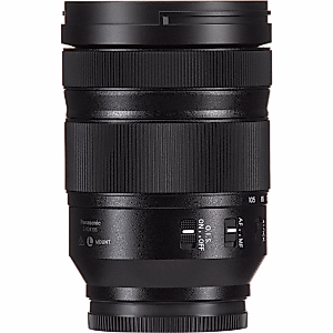 Panasonic LUMIX S 24-105mm F4 Lens, Full-Frame L Mount, Optical Image Stabilizer and Rugged Dust/Splash/Freeze-Resistant S-R24105 (USA), Black